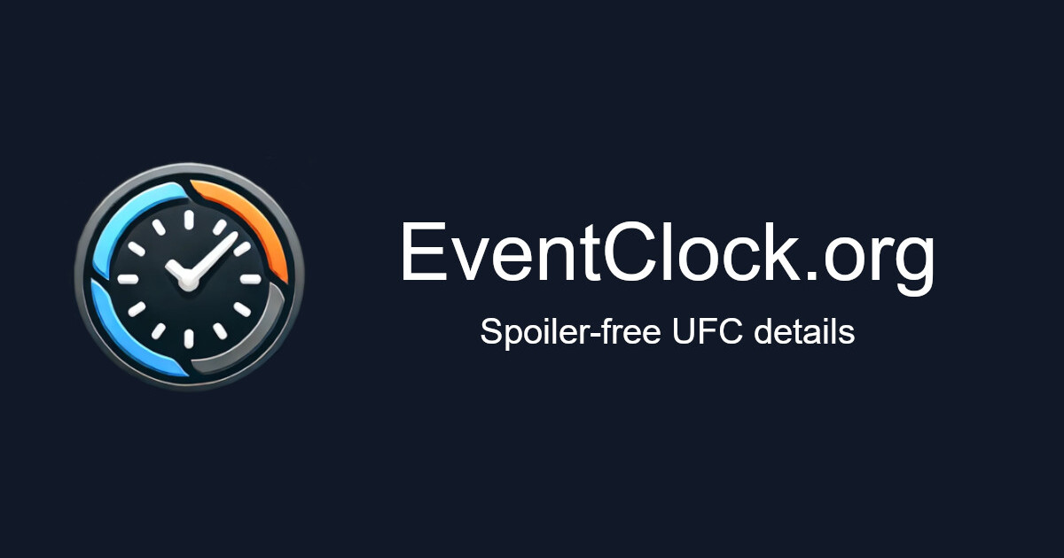 UFC 318: Holloway vs. Poirier 3 - EventClock - EventClock.org